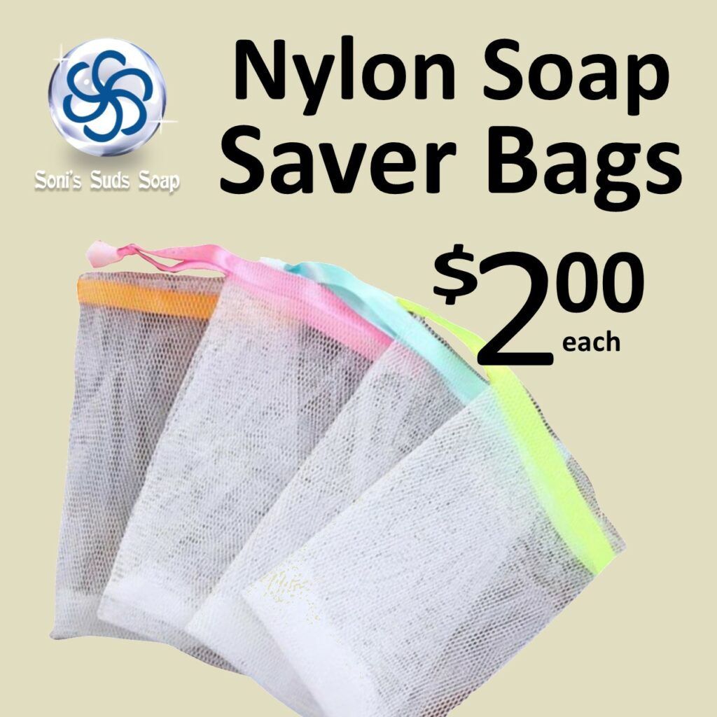 Nylon Soap Saver Bags Sponge Sonis Suds Soaps And More